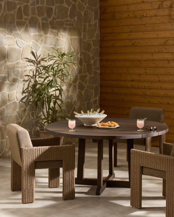 Indie Outdoor Round Dining Table